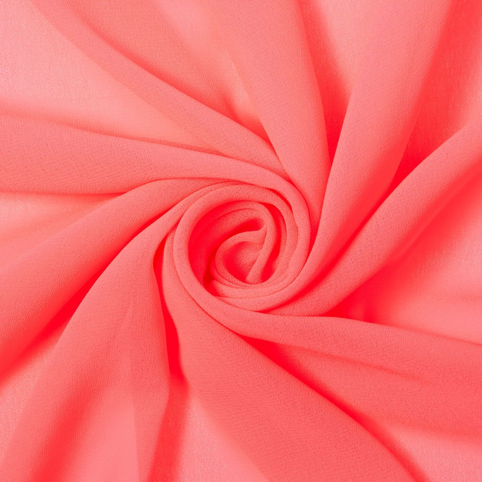 Polyester Chiffon Sheer Lightweight Breathable (60 Inch) Fabric By The ...