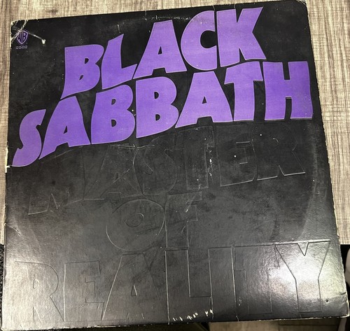 Black Sabbath Master of Reality Vinyl Record BS 2562 Warner Bros VG+ No ...