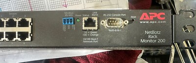 APC NBRK0200 NetBotz Rack Monitor 200. No Power Plug or Accessories. | eBay