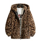 Fall/winter Leopard Print Jacket Loose and Comfortable Cotton-padded ...