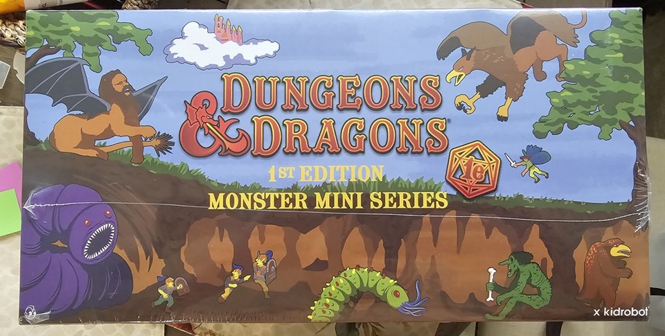 Dungeons & Dragons 1st Edition Monster Mini Series Sealed Display (24 ...