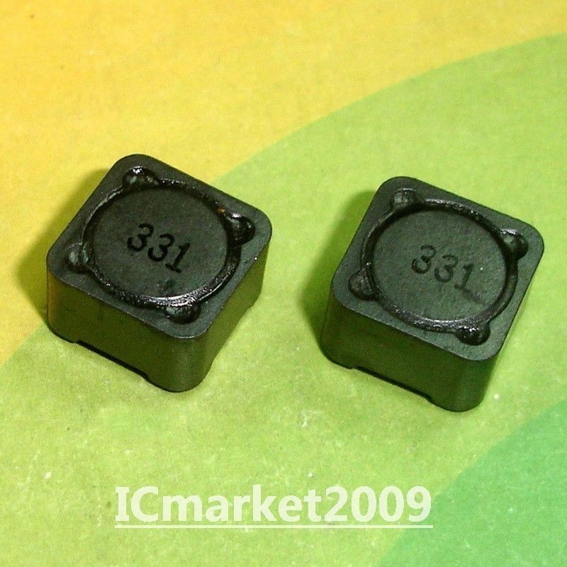 10 PCS DS1207-331M 330uH 12x12x7 mm Shielded SMD Power Inductors 330 uH ...