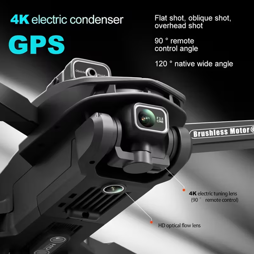 8K GPS Drone, 4.5" LCD, 3280ft HD Transmission, 50x Zoom, Auto Return ...