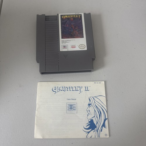Gauntlet II 2 NES Nintendo Tengen Game and Manual 1990 Authentic ...