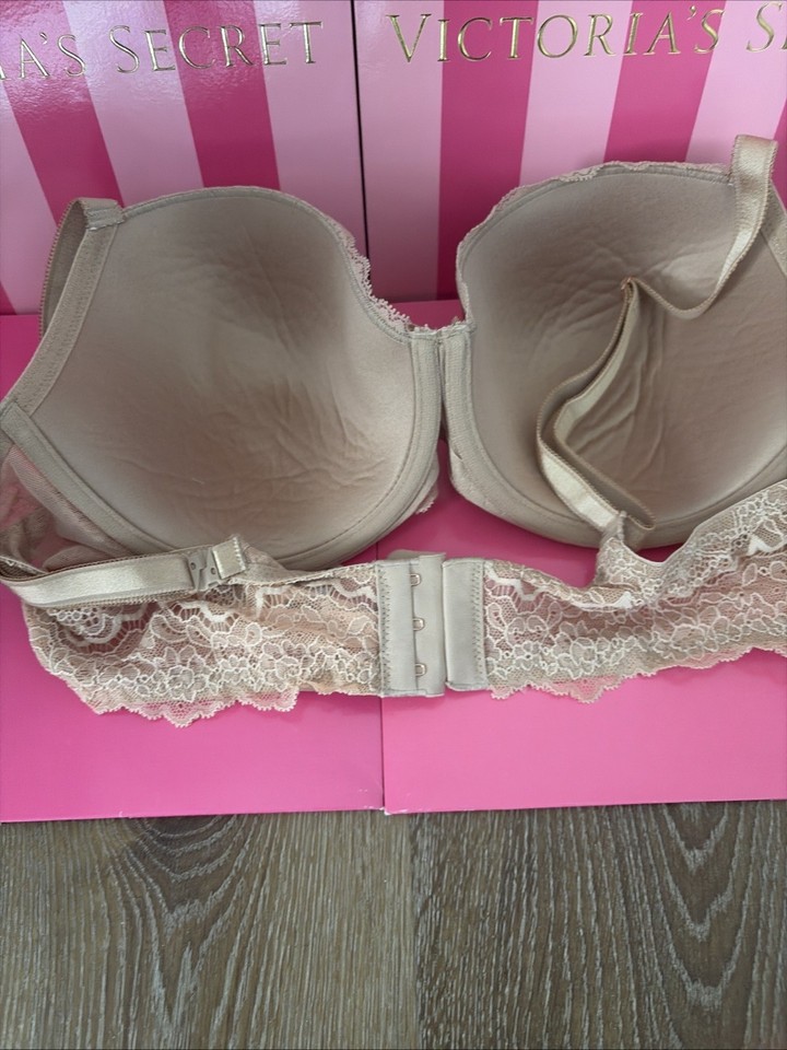 Victoria's Secret 40C DREAM ANGELS LIGHTLY LINED SMOOTH & LACE DEMI BRA ...
