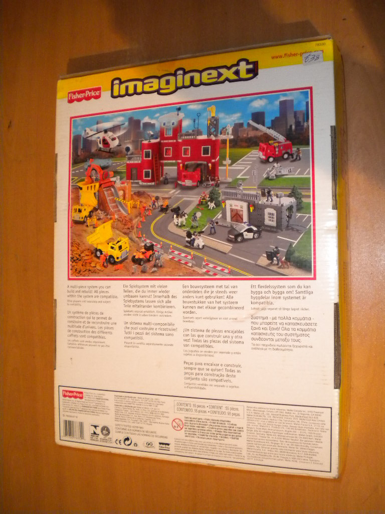 2002 VINTAGE FISHER PRICE IMAGINEXT CONSTRUCTION SITE SET MIB | eBay