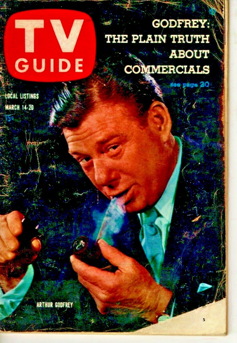 Vintage TV Guide March 14, 1959 Issue - Arthur Godfrey Cover