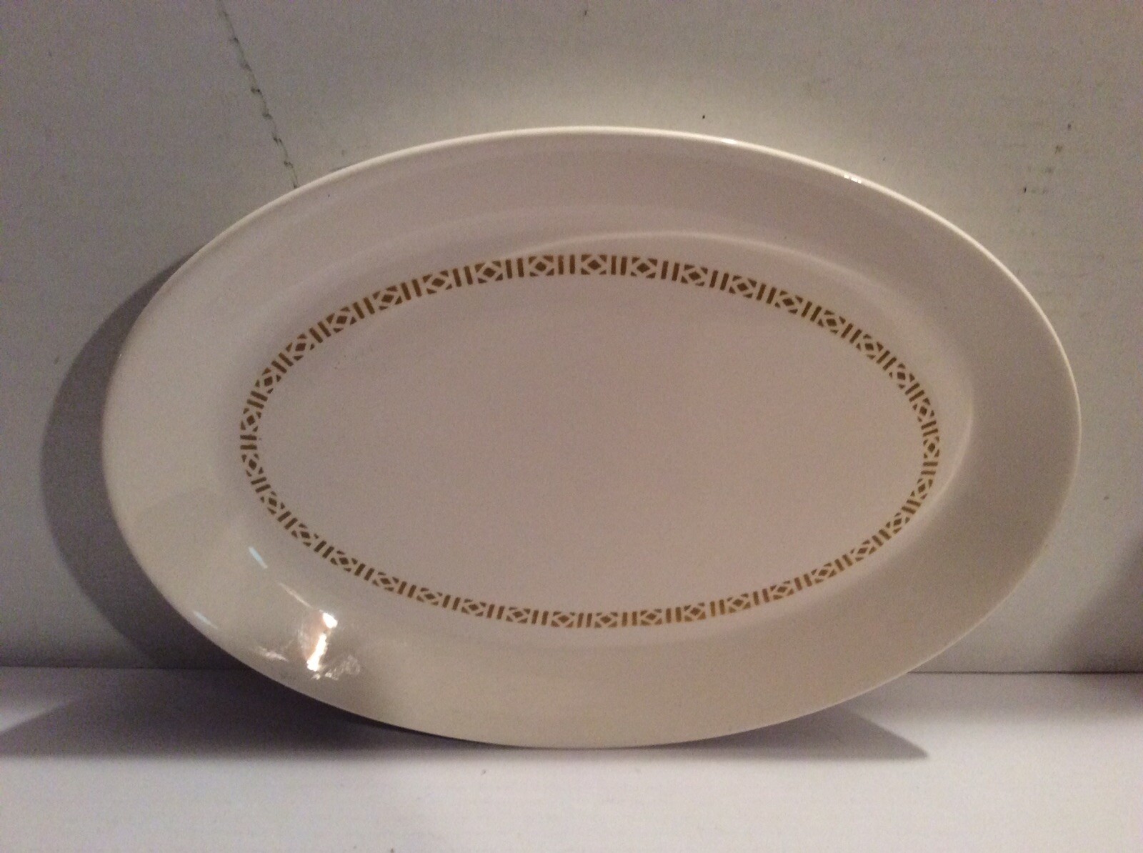 SYRACUSE CHINA RESTAURANT WARE "SYRALITE" SERVING PLATE ~~ Ca. 1955-57 ...