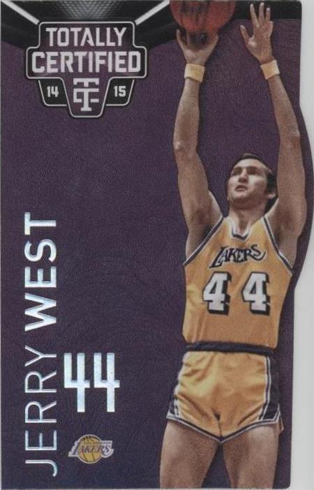 2014-15 Panini Totally Certified - Jerry West #139 Platinum Purple Die ...