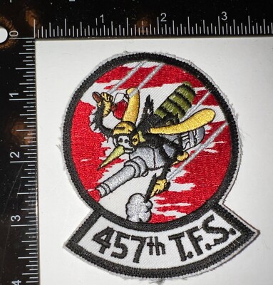 USAF US Air Force 457th Tactical Fighter Squadron Patch | eBay