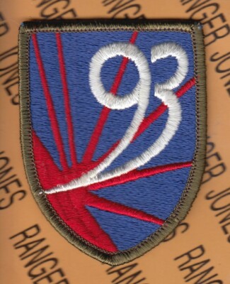 US Army 93rd Chemical Mortar Bn modern 3.25" patch m/e | eBay