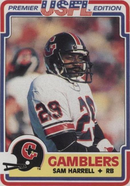 1984 Topps USFL - Sam Harrell #34 (RC) for sale online | eBay