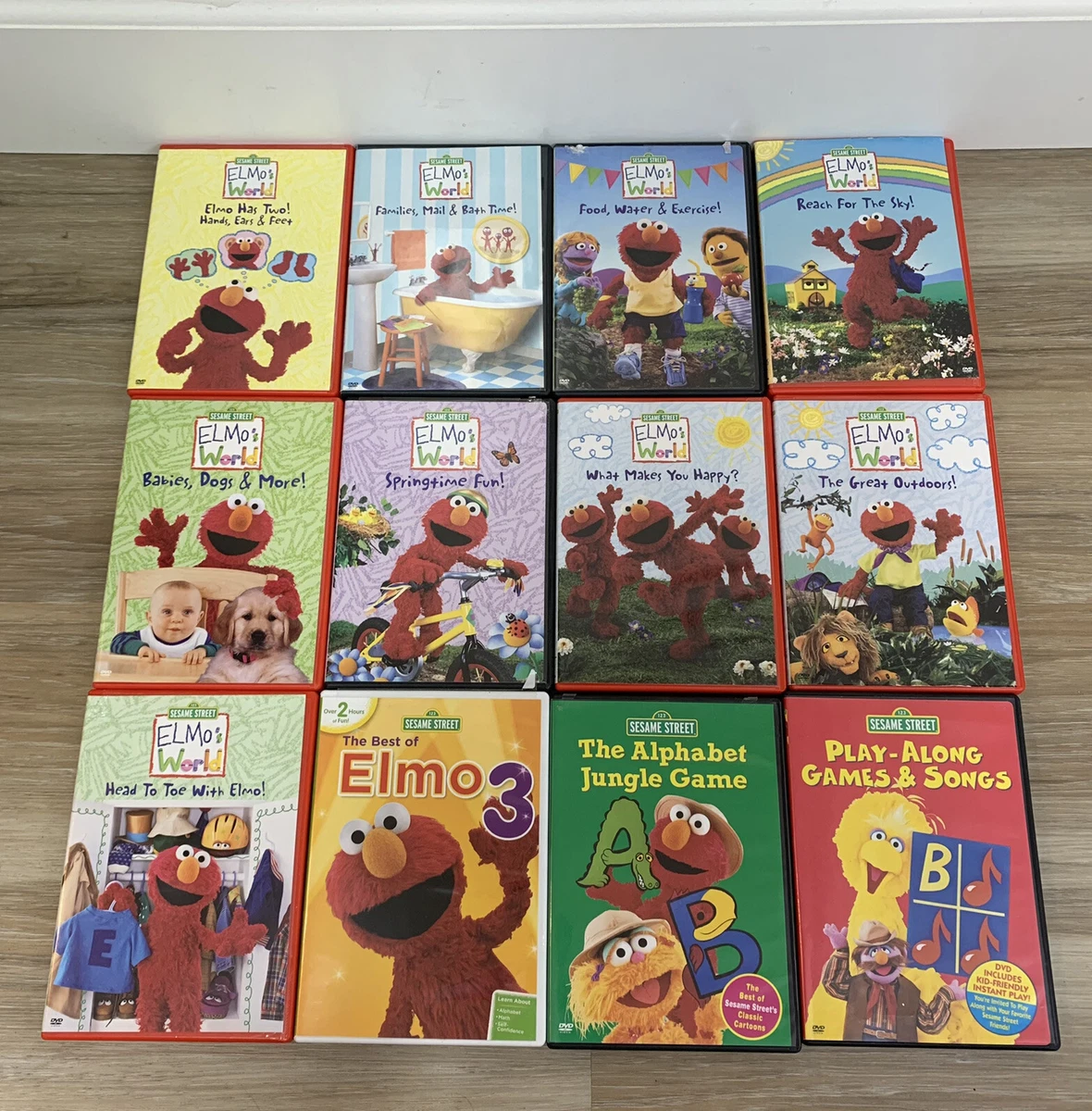 Elmos World Dvds Lots