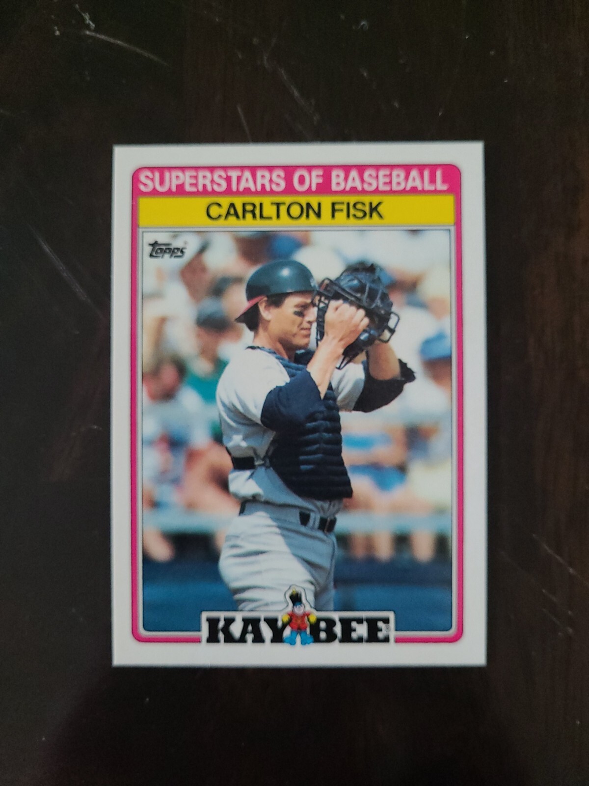 1989 Kaybee Superstars of Baseball Carlton Fisk #11 Chicago White Sox ...