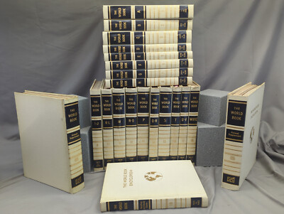 1970 The World Book Encyclopedia Set 21 pcs, Hard Cover, Complete Your ...