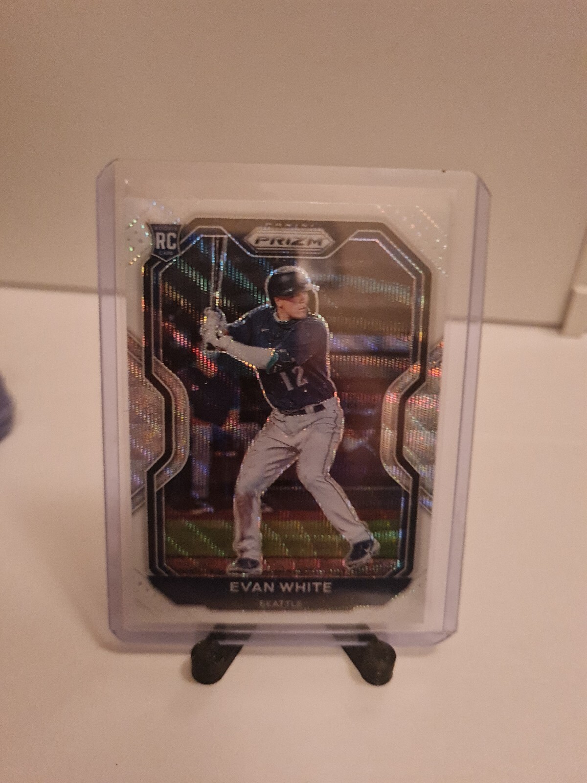 2021 Panini Prizm White Wave Refractor Evan White #89 | eBay