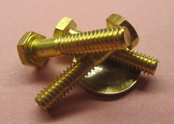 Cap Screw Bolt, Partial Thread, Brass, 1/4"-20 x 1.25" Length, 20 pc | eBay