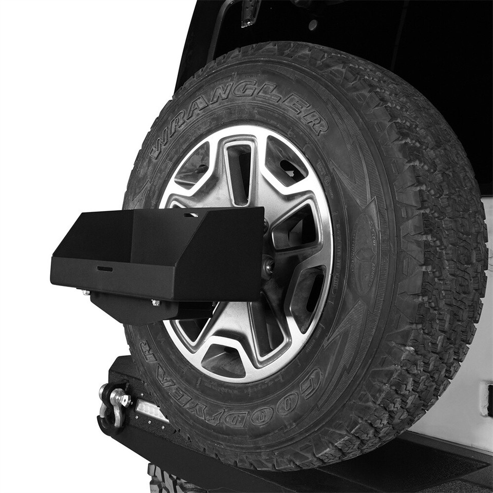 5.3 GAL JERRY CAN SPARE TIRE FUEL HOLDER RACK FOR JEEP WRANGLER TJ JK ...
