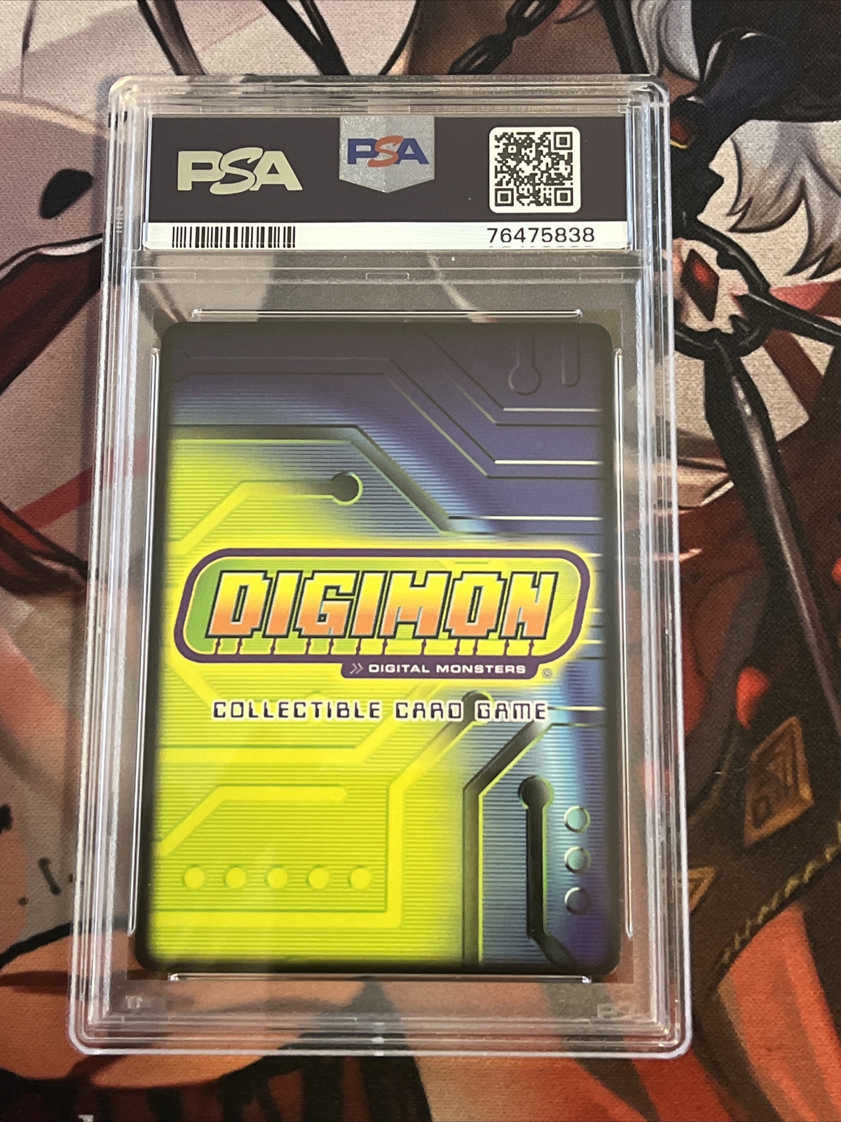 PSA 9 Omnimon Holo Digimon Card CCG 1st Edition Hybrid Warriors DM-133 ...