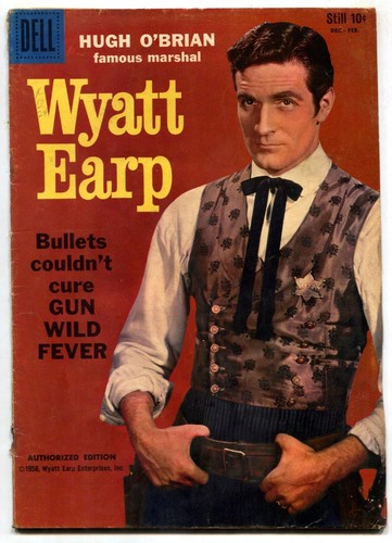 Wyatt Earp #5 1959- Hugh O'Brian Dell Western VG- | eBay