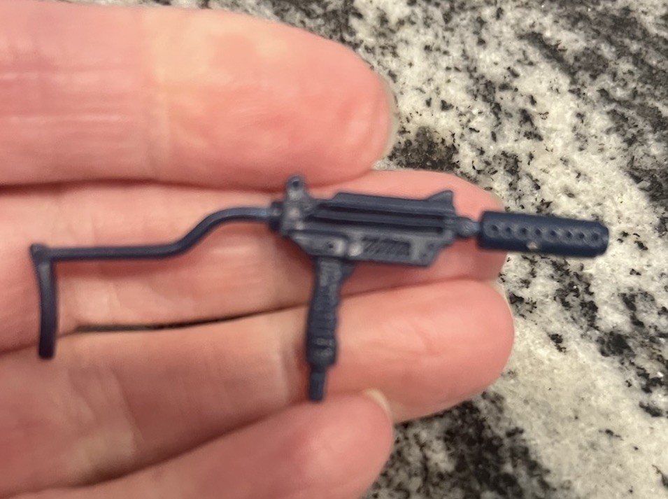 Vintage GI Joe Cobra Shockwave Machine Gun Uzi Weapon Accessory Hasbro ...