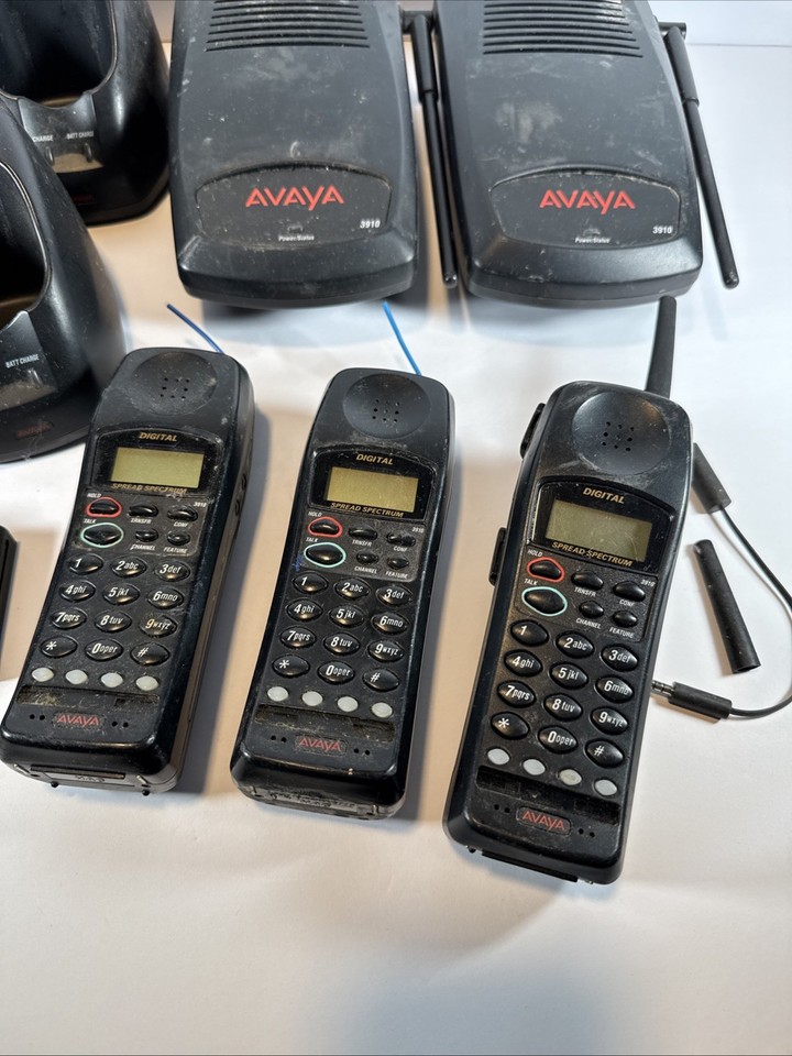 Avaya 3910 Wireless Phone (Black) Lot Of 3 Untested As Is | eBay
