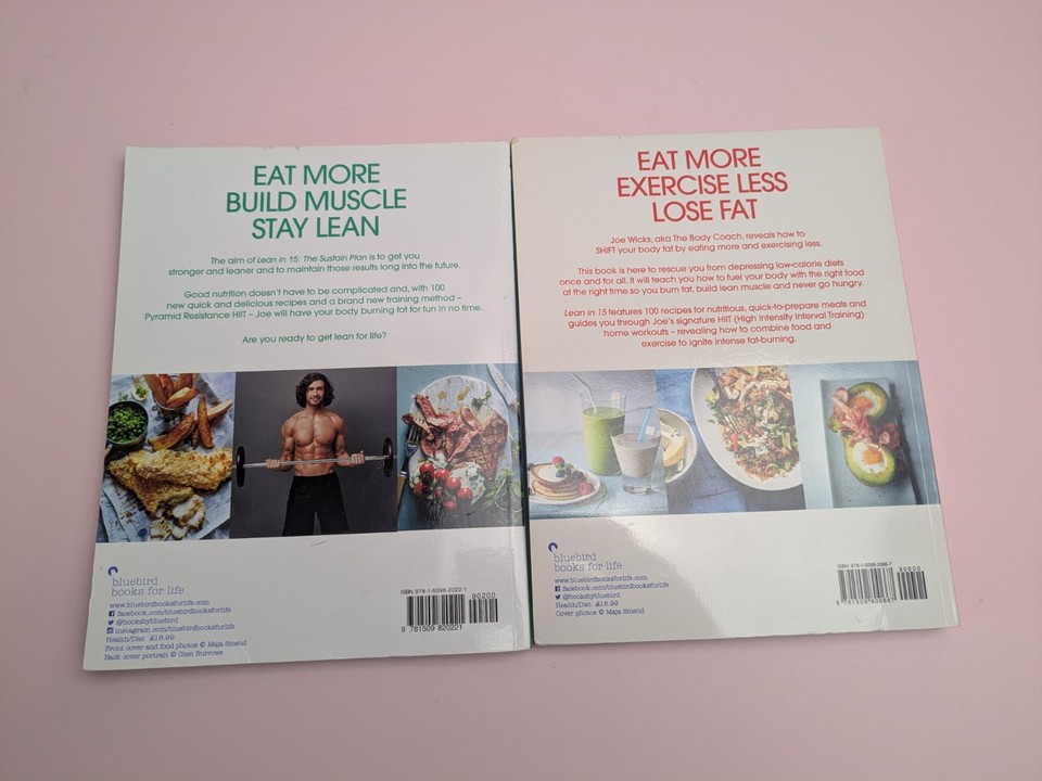 Joe Wicks Lean In 15 x 2 Cookery Books Bundle | eBay