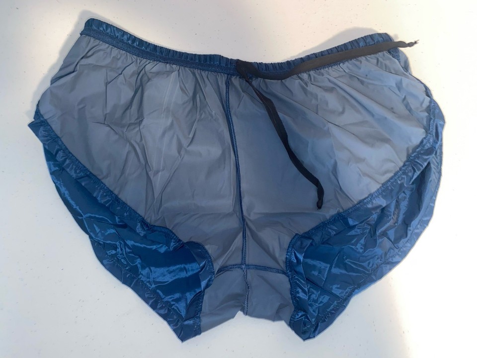 Rare N2N Bodywear 100% Nylon Shiny Glanz Split Sprinter Running Shorts ...
