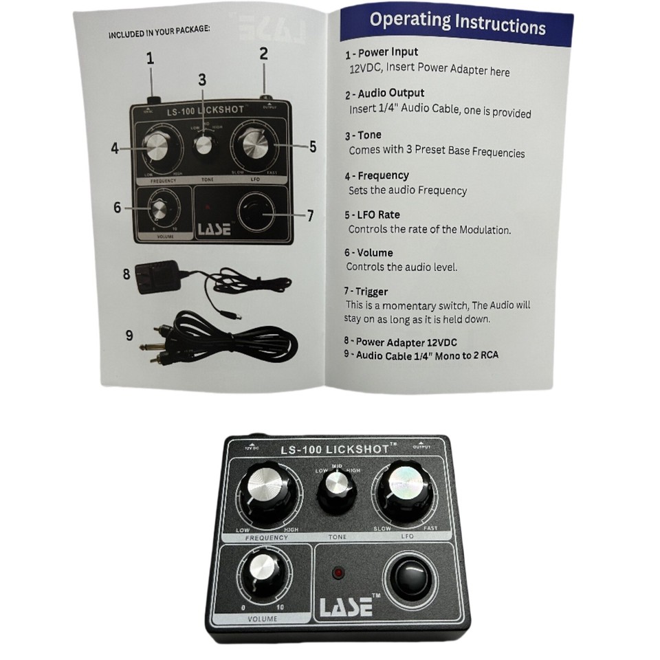 LASE LS-100 LICKSHOT Gun-Shot Effect Machine | eBay