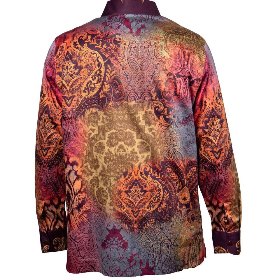 Prestige COT-403 Long Sleeve Shirt Burgundy | eBay