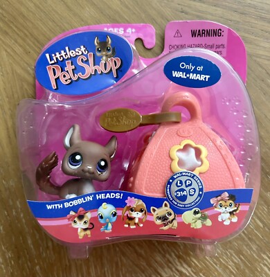 New Littlest Pet Shop Portable Pets CHINCHILLA #314 LPS Walmart ...