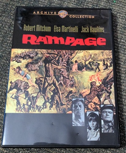 Rampage DVD Movie Warner Bros Archive Collection Robert Mitchum ...