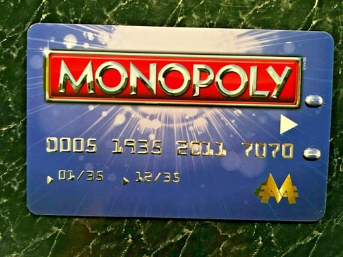 Monopoly Electronic Banking DARK BLUE BANK CARD 2011 Free Shipping ...