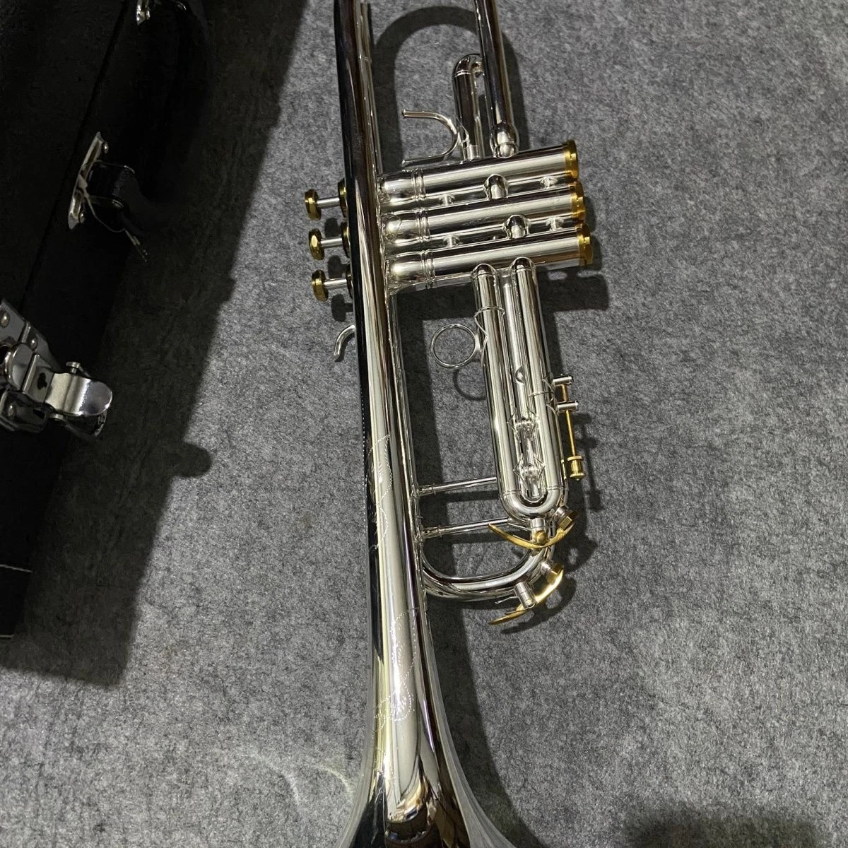 Silver And Gold Trumpet