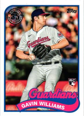 2024 Topps #89B-8 Gavin Williams 1989 Topps Baseball 35th Anniversary ...
