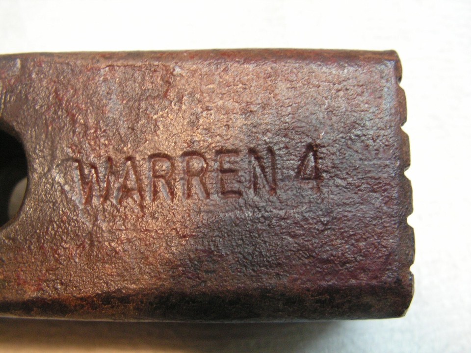 Vintage WARREN 4# Double Waffle Faced Stone Mason Facing Bush Hammer ...