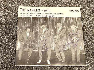 The Rapiers Vol.1 Vinyl Record- 7" Single. Signed, British Beat. Red ...