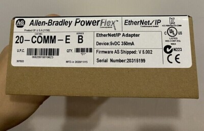 20-COMM-E Allen-Bradley 20-COMM-E SER B Ethernet/IP Adapter New Sealed ...