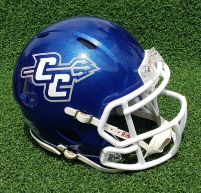 CENTRAL CONNECTICUT STATE BLUE DEVILS CCSU FOOTBALL MINI HELMET 2011-15 ...