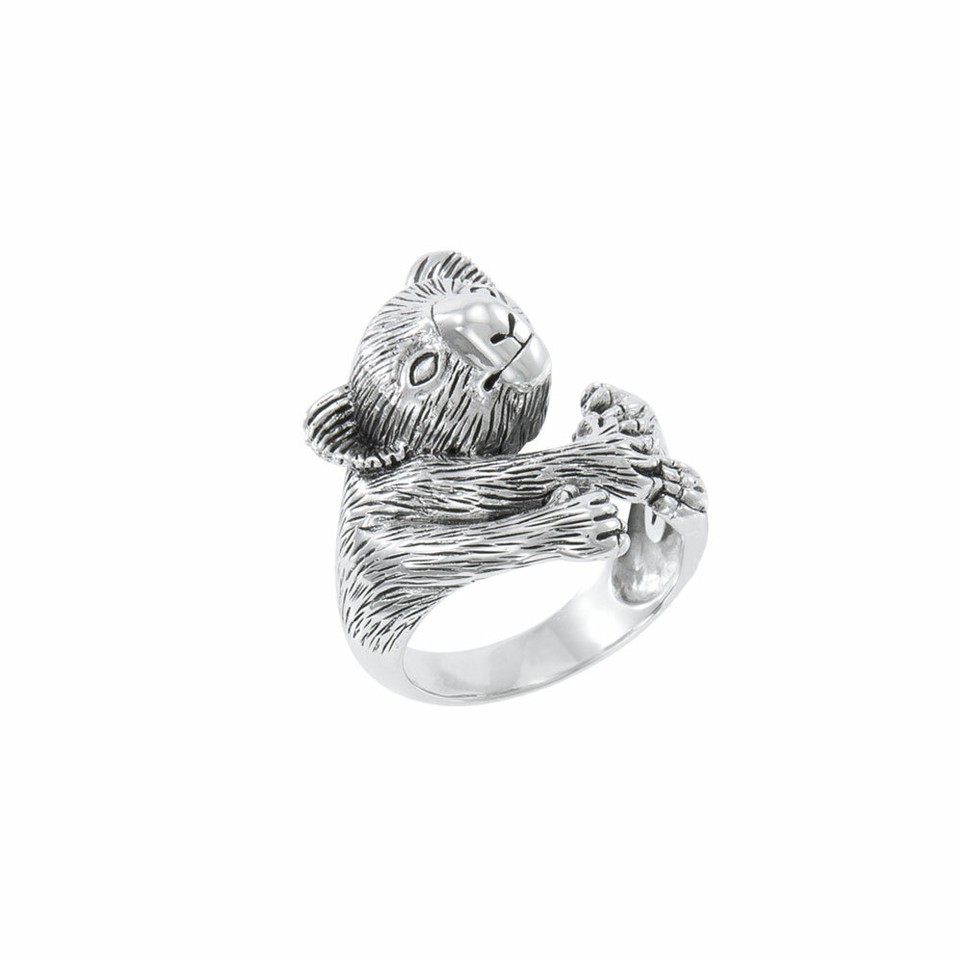 Koala Bear 925 Sterling Silver Ring Fine Spirit Animal Totem Wildlife ...