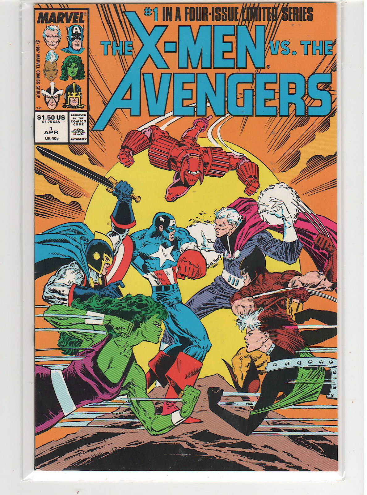 X-men vs The Avengers #1 Marc Silvestri Magneto Wolverine Captain ...