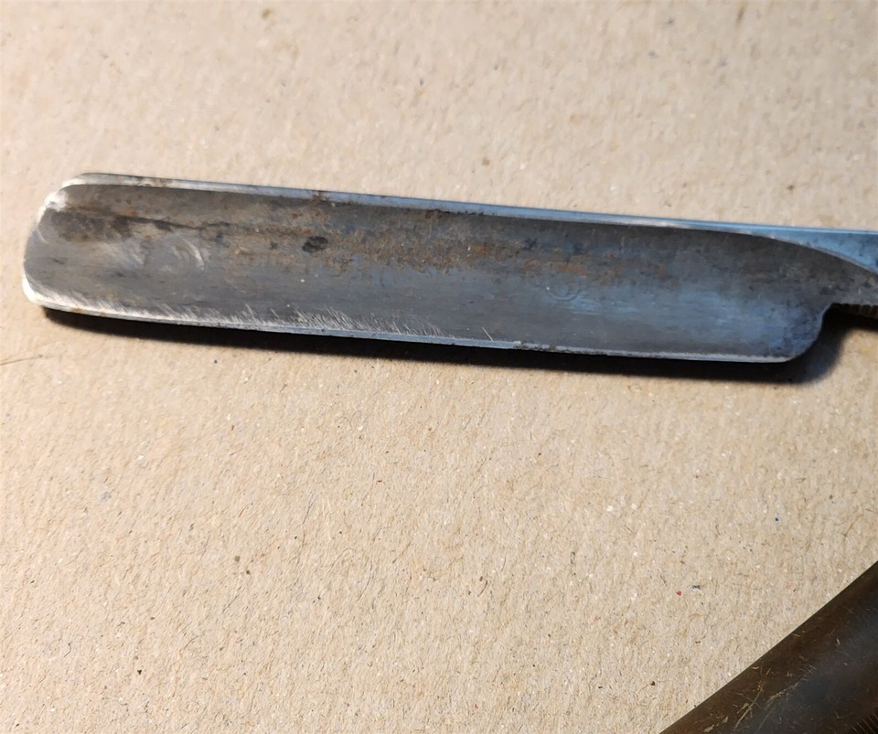 VINTAGE HIBBARD SPENCER BARTLETT OUR VERY BEST 3/4" STRAIGHT RAZOR No ...