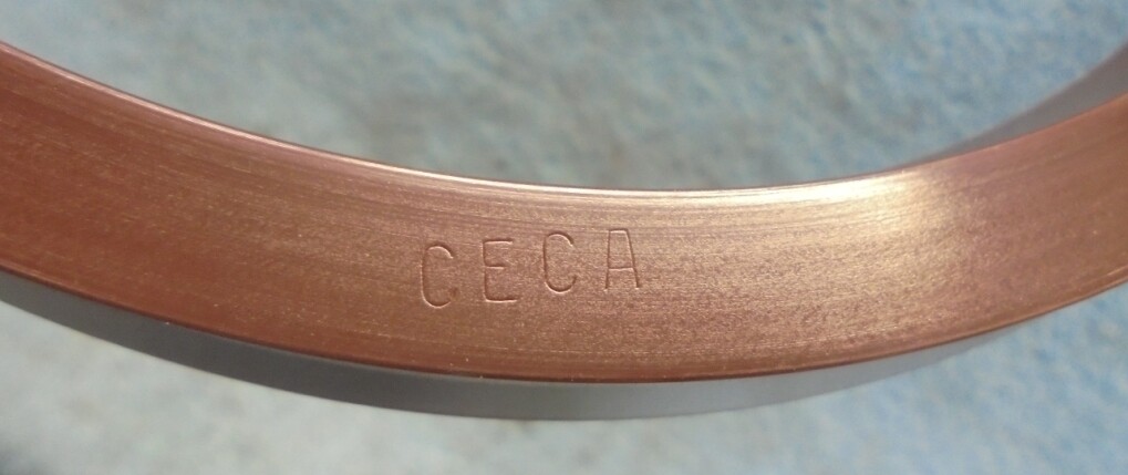 CHESTERTON 2076 SUPER-MONOSEAL U-CUP SEAL, R10K PROFILE, 6-1/8" X 7" X ...