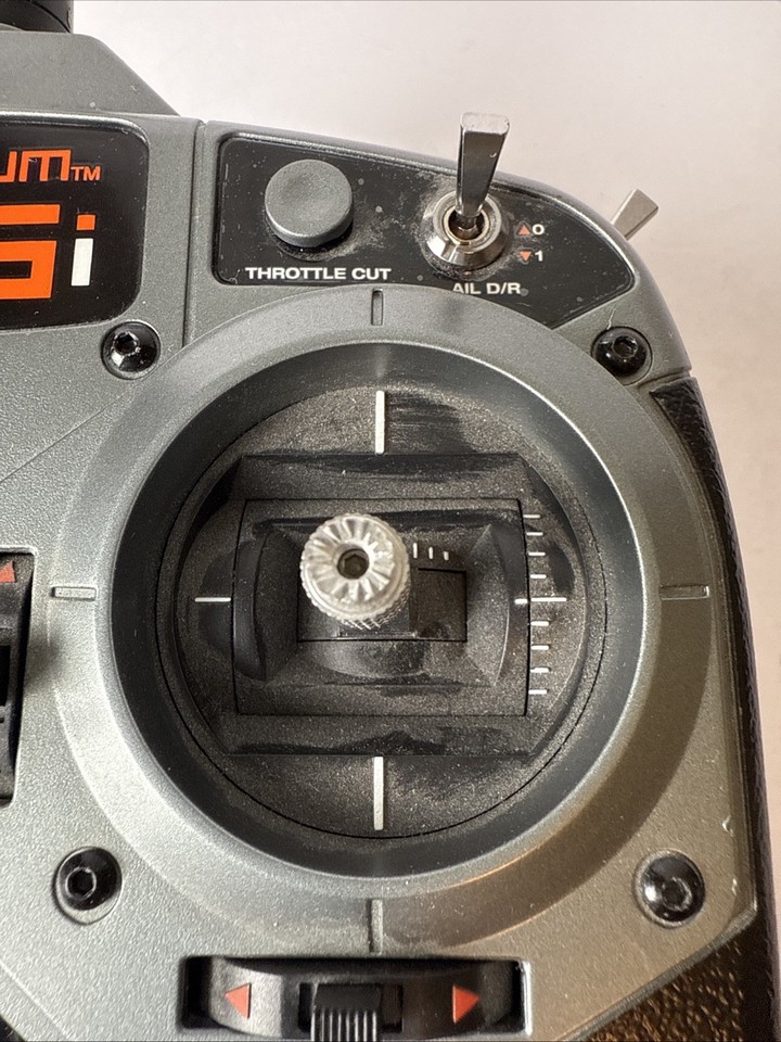 Spektrum DX6i 6‑Channel DSMX 2.4 GHz R/C Transmitter – 10‑Model Memory ...