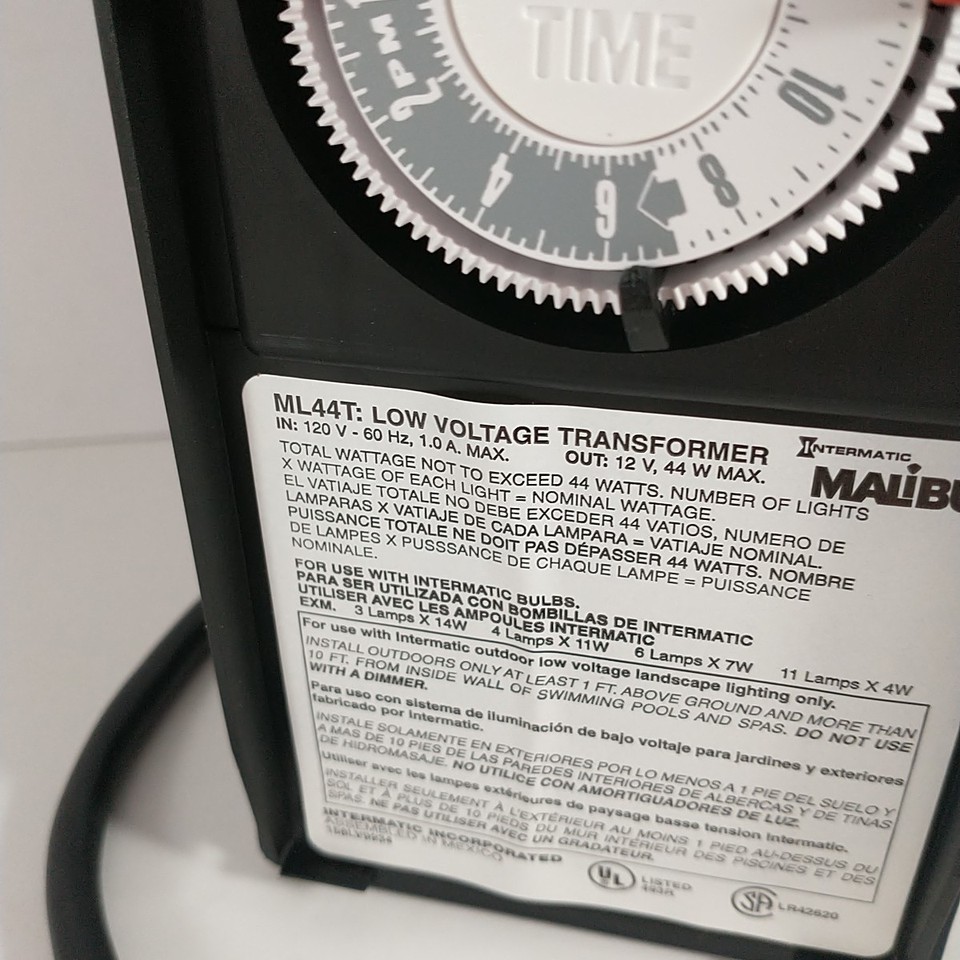 Malibu Intermatic ML44T 44 Watt Low Voltage Landscape Lighting ...