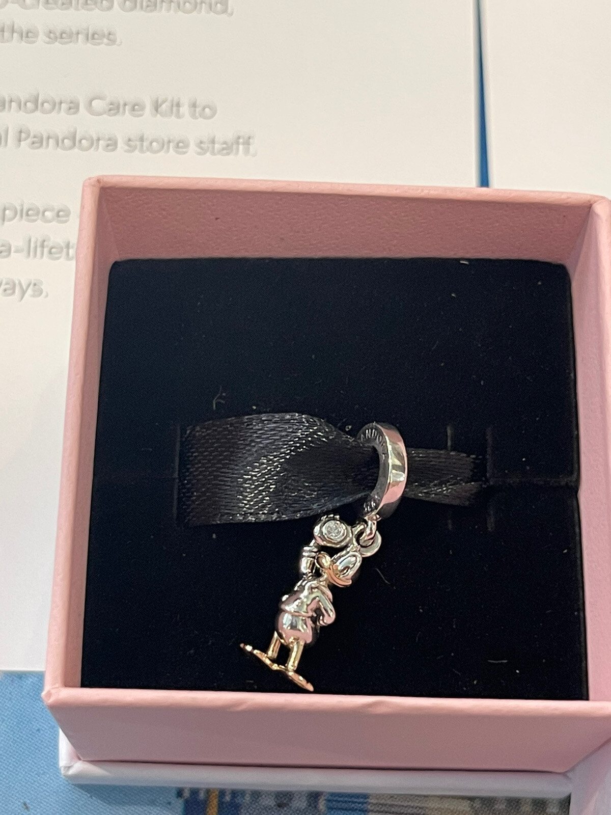 Disney 100 Anniversary Pandora Donald Duck Charm And 7.9 Bracelet Set ...