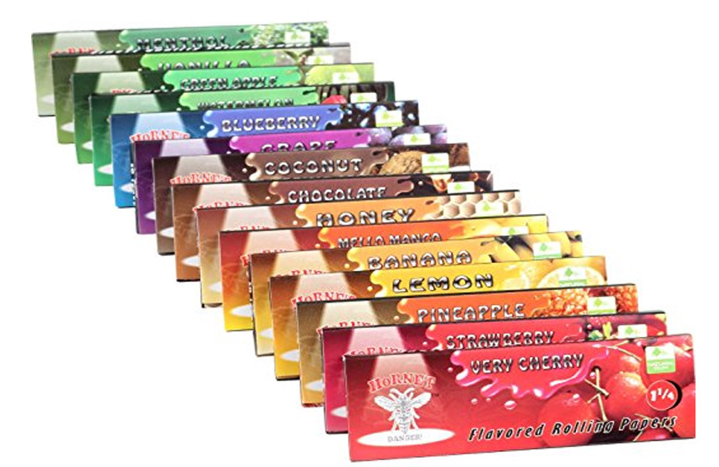 2 x Rizla Hornet Smoking Rolling Papers In Various Flavoured 1 1/4 Size ...