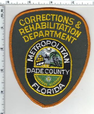 Metropolitan Dade County Corrections (Florida) Orange Border Shoulder ...