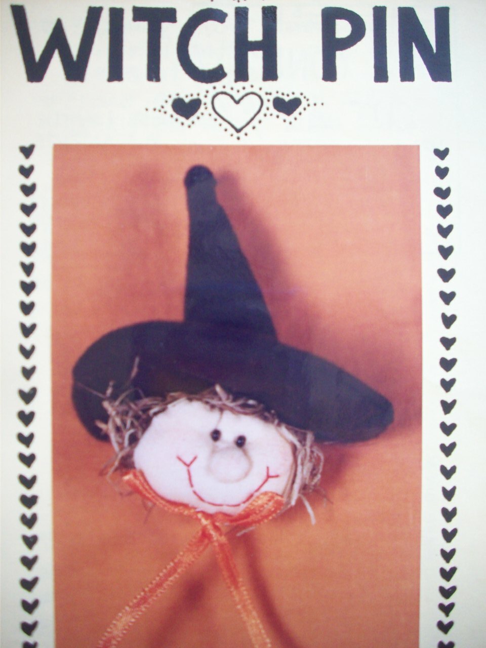 Halloween Witch pin decor craft pattern | eBay