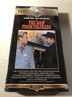 The Man From Colorado (1948) VHS NEW Western Glenn Ford William Holden ...